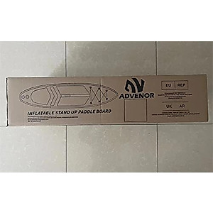 ADVENOR Paddle Board 11'x33 x6 Extra Wide Inflatable Stand Up with SUP Accessories Including Adjustable Paddle,Backpack,Waterproof Bag,Leash,and Hand Pump,Repair Kit (Green)