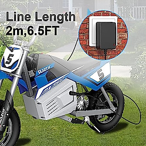 Charger for Razor Electric Scooter MX350, Dirt Bike, E100, Crazy Cart, Pocket Mod, E300, Quad, Moped, E200, PR200, Sports Mod, Replacement 24V Scooters and Some 4 Wheel Rides Battery Power Cord