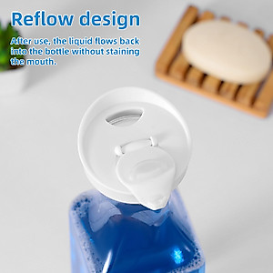 Laundry-Detergent-Dispenser,54oz Fabric Softener Dispenser,Plastic Liquid Laundry Detergent Container,Laundry Detergent Organizer for Laundry Room Organization with 4 Labels,2 Pack