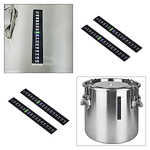 Create idea 10PCS Thermometer Stickers Self-Adhesive Colour Change Digital Temperature Display Instant Read Temperature Stickers for Aquarium Fish Tank Milk Bottles