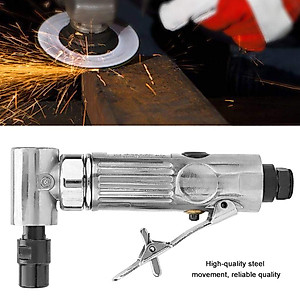 Angle Air Die Grinder, Pneumatic Angle Grinder, Industrial 90° Air Angle Grinder with 2inch Grinding Disc MBSP Industrial Die Grinder Kit