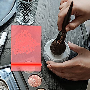 Mini Sealing Bags 500pcs Colored Sealed Bags Small Plastic Pouches Resealable Jewelry Storage Cases Candy Gift Card Zipper Baggies Pill Pouch for Necklace Photos Keys Coins