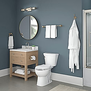 Delta Faucet Zura Towel Ring, Champagne Bronze, Bathroom Accessories, 77446-CZ