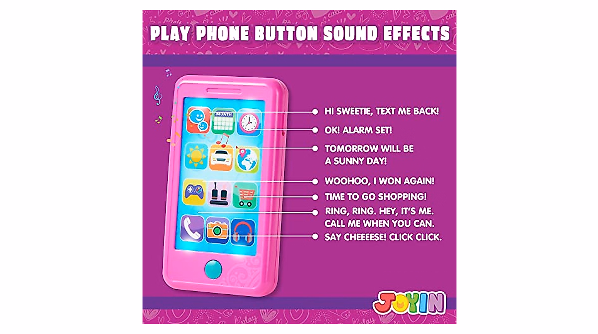 JOYIN Kids Play-smart Phone Set for Fun Learning
