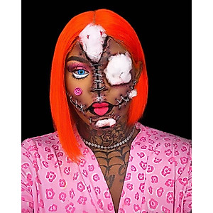 Wismee SFX Makeup Kit Professional Face Body Paint Halloween Special Effects Makeup Set with Scar Wax,10 Face Paint Brushes,Spatula Tool,2 Fake Scab Blood,Stipple Sponge Oil Based Face Painting Kit