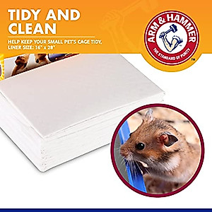 Arm & Hammer for Pets Super Absorbent Cage Liners for Guinea Pigs, Hamsters, Rabbits & All Small Animals | Best Cage Liners for Small Animals, 7 Count Pet Products