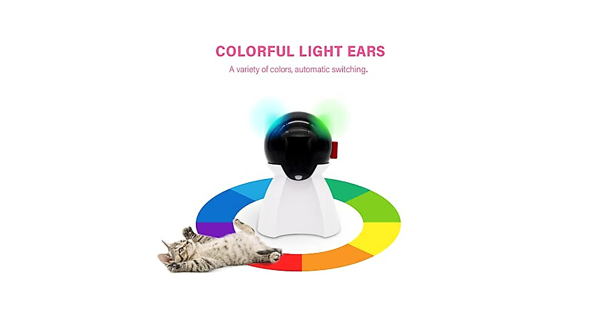 Interactive Cat Laser Toy - Motion Activated, USB Rechargeable