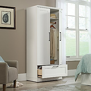 Sauder Homeplus Wardrobe, Soft White finish