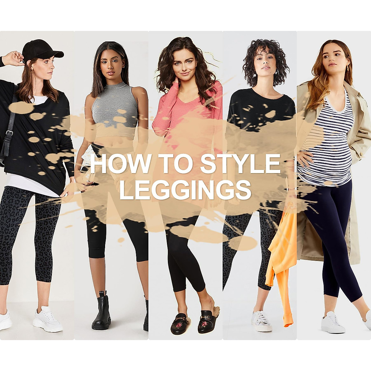 TNNZEET Black High Waisted Capri Leggings for Women, Buttery Soft Workout Yoga Leggings