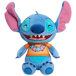 Disney’s Lilo & Stitch 7.5 Inch Beanbag Plushie, Tropical Shirt Stitch, Kids Toys for Ages 2 Up by Just Play