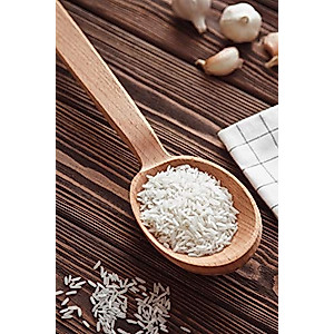 ECOSALL Heavy Duty Large Wooden Spoon 18-inch, Long Handle Cooking Spoon With a Scoop. Nonstick Big Spoon for Stirring, Mixing Cajun Crawfish Boil, Wall Décor. Super Strong Sturdy Giant Hardwood Spoon