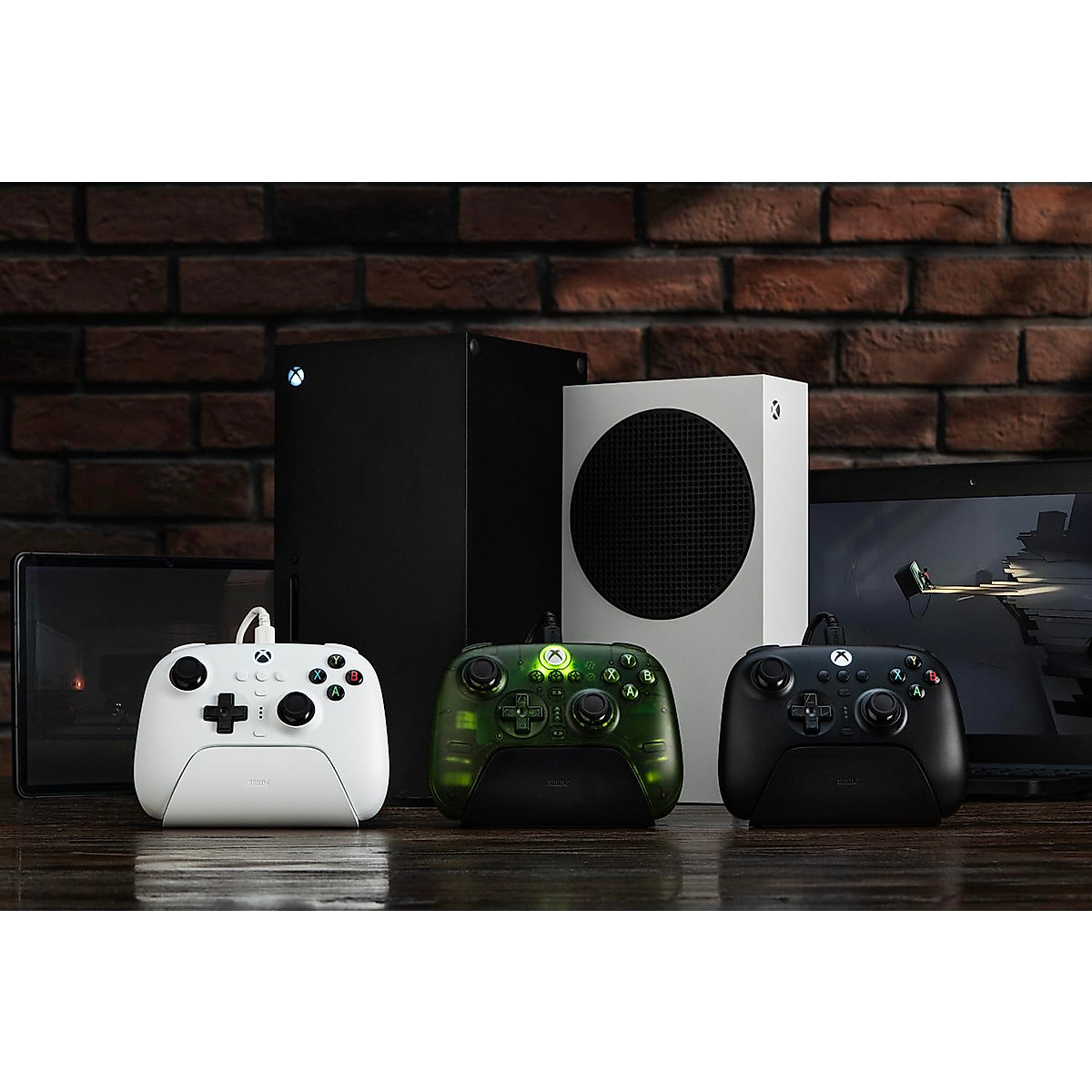 8Bitdo Ultimate 3-Mode Controller, Hall Effect Joysticks, Pro Back Buttons, Wired Only for Xbox Series X|S & Xbox One, Compatibility with Apple, Windows & Android, Officially Licensed (Jade)