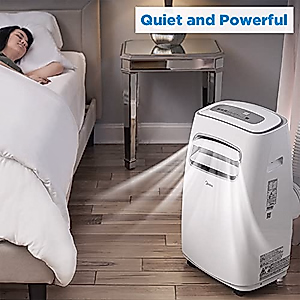 Midea MAP14S1CWT Smart Portable air Conditioner, 14,000 BTU, White