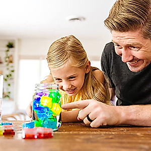 Glo Pals Water-Activated Light-Up Cubes for Sensory Play – 12 Pack