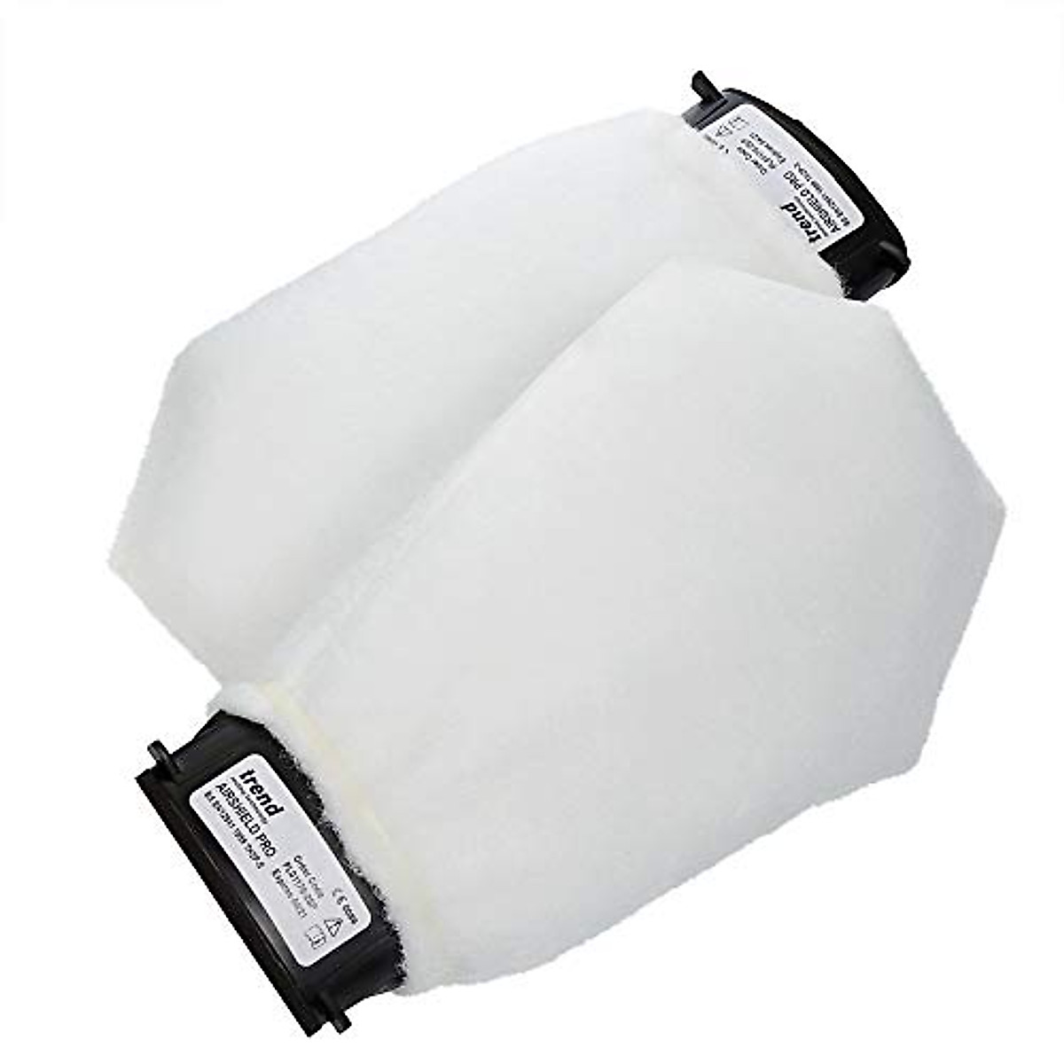 Trend Replacement Air Filters (Pack of 2) for the Trend Airshield Pro (AIR/PRO) Face Shield, Twin Dust Mask Filtration Filters, AIR/P/1