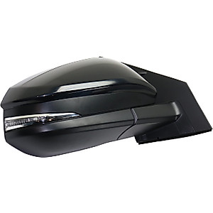 Kool Vue Passenger Side Power Heated Mirror for Toyota RAV4 2016-2018 Manual Fold With Signal Light & Spotter Glass Paintable North America Built Vehicle