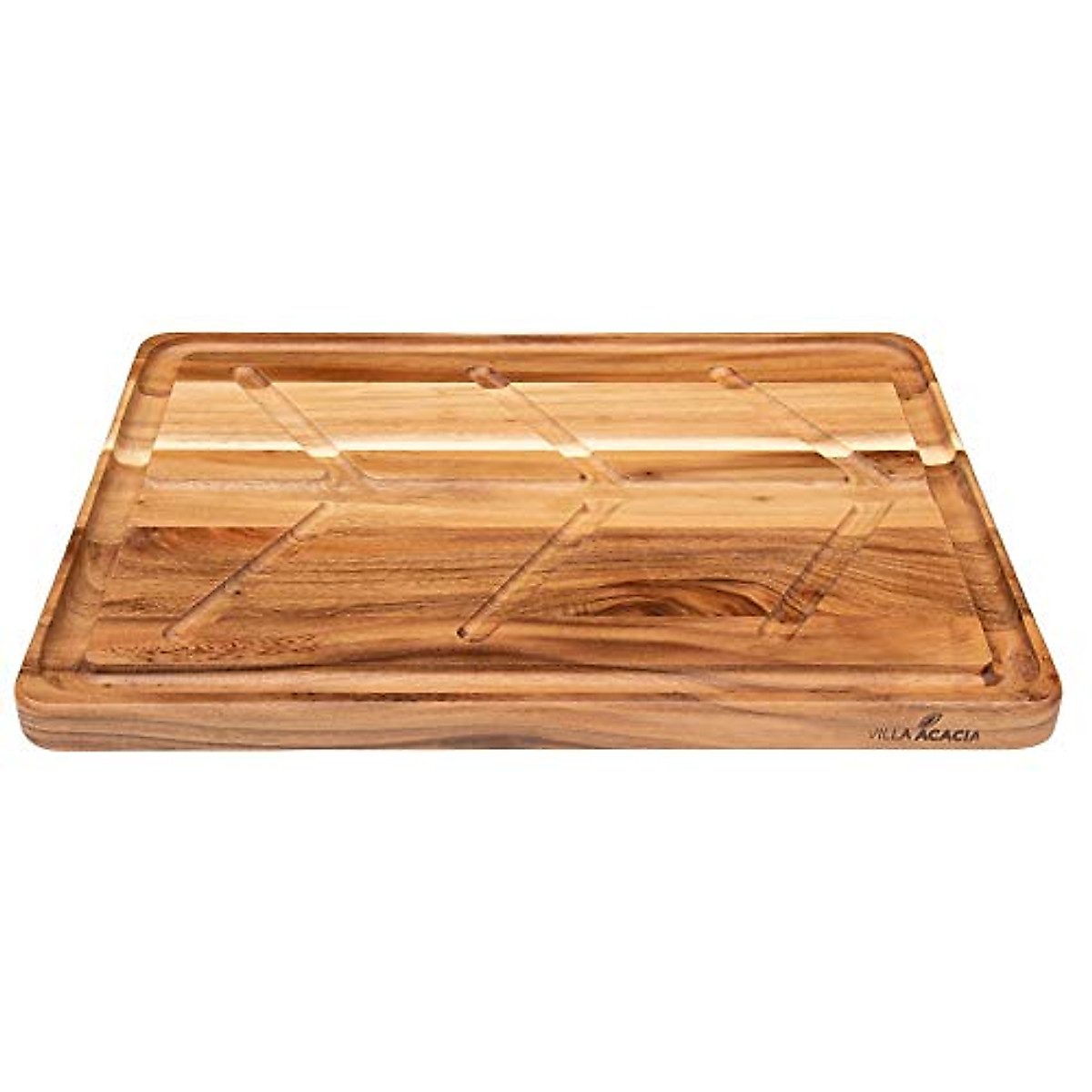 Villa Acacia Wood Carving Board for Meat, Extra Large 24 x 18 Inch Cutting Board