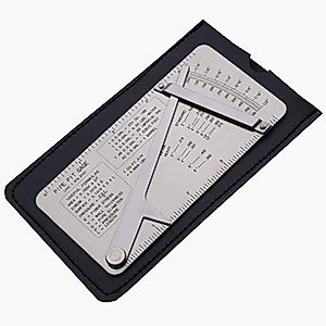 GZTIGWELD Pipe Pit Welding Gauge Gage Test Ulnar Welder Inspection Gauge Stainless Steel