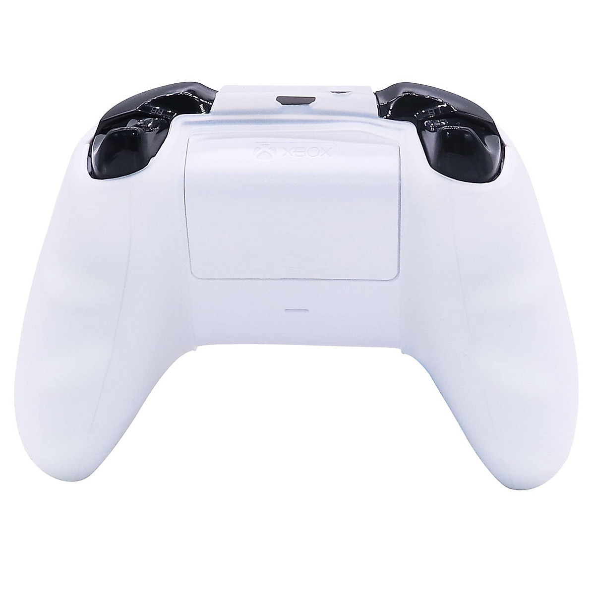 RALAN Controller Cover Silicone for Xbox One, Silicone Controller Cover Skin Protector in Dark Compatible for Xbox Ones Controller (Black Pro Thumb Grip x 8,Cat + Skull Cap Cover Grip x 2)