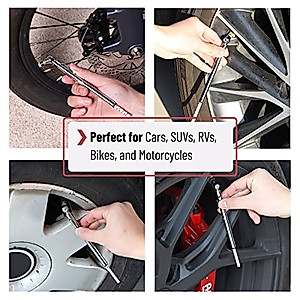 UNCO- Pencil Tire Pressure Gauge, 2 Pack, Tire Gauges for Tire Pressure, Tire Gauge, Air Pressure Gauge for Tires, Air Gauge Tire Pressure, Car Tire Pressure Gauge, Tire Air Gauge, Bike Tire Guage