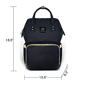 Ticent Diaper Bag Backpack Multifunction Travel Back Pack Large Maternity Nappy Bag Baby Changing Bags with Stroller Straps, Waterproof and Stylish