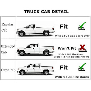 CF Advance Compatible with Ford 2008-2016 F-250 F-350 F-450 F-550 Super Duty Left Driver Side LH and Right Passenger Side RH Updraded Roof Corner Molding Trim Non Painted Set of 2PCS