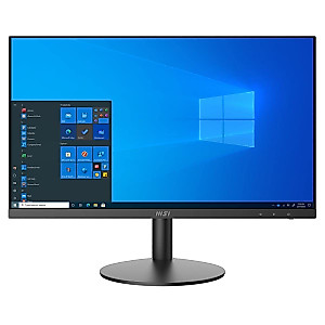 MSI PRO AP241 AIO Desktop, 23.8" FHD IPS-Grade LED, Intel Core i5-11400, 8GB Memory, 500GB SSD, WiFi 6, BT 5.1, Black, Windows 11 Home (11M-619US)