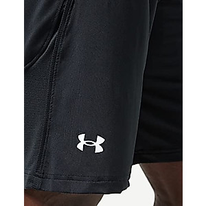 Under Armour Men's Training Stretch Shorts, Black (001)/Black, Small Tall