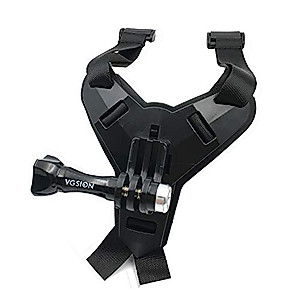 vgsion Camera Motocross Helmet Mount Chin Holder Compatible with GoPro Hero 10 9/8/ 7/6/ 5/4, DJI Osmo Action, Insta360 One R, Xiaomi Yi, SJCAM