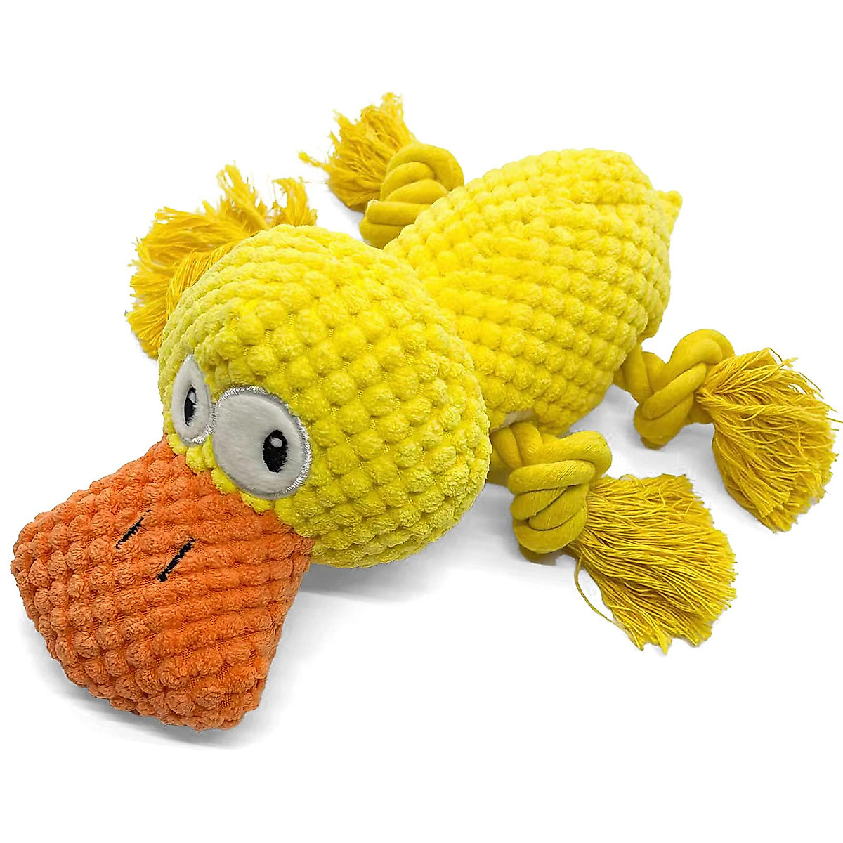 Indestructible Dog Squeak Toys for Big Dogs, Durable Chew Toys for Aggressive Chewers, Tough Stuffed Animals, Toys with Cotton Material and Crinkle Paper,Suitable for Large, Medium and Small Dogs