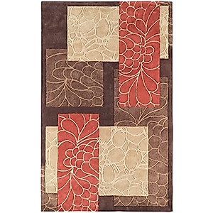 Mark&Day Area Rugs, 8x11 Elk Point Transitional Burnt Orange Area Rug Brown Cream Red Carpet for Living Room, Bedroom or Kitchen (8' x 11')