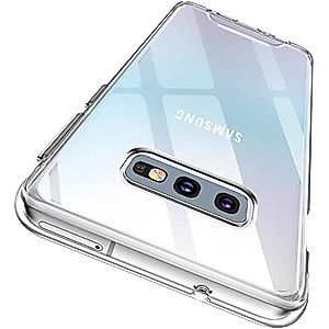 Rayboen Case for Samsung Galaxy S10e, Crystal Clear Shockproof Non-Slip Anti-Yellowing Protective Phone Case, Hard PC Back & Soft TPU Frame Slim Cover for Samsung Galaxy S10 e
