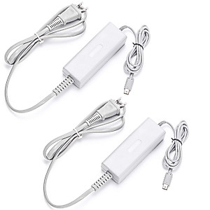 Fpxnb 2 Pack Wii U Gamepad Chargers, AC Adapter Power Supply Replacement for WiiU Gamepad Remote Controller