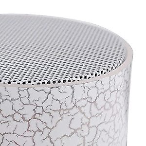 Rules Mini Wireless Bluetooth Waterproof Speaker SD Card Portable Stereo LED Light For Smartphone Stereo Music Surround Bass Box,white