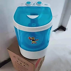 Mini Washing Machine Single Tub Portable Clothes Washer with Spin Dryer, 6.6 lbs Washer and Dryer Combo for Camping, Dorms, Apartments wash Closes Shoes (8 lb)