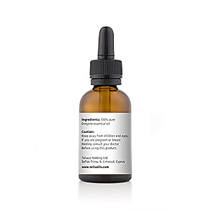 Teliaoils Oil of Oregano, Super Strenght 83-85% Carvacol, Edible Oregano from Greek Mountains