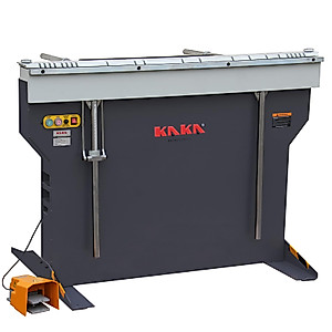 Kaka Industrial EB-4816B Magnetic Sheet Metal Brake, 48 inches Magnetic clamping Pan and Box Bending Brake,16-Gauge Mild Steel Capacity 220V-60HZ-1PH