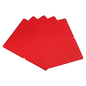 YOKIVE Place Cards for Table Setting, 50Pcs Name Cards Wedding Place Cards Table Place Cards Blank Card for Wedding Reception Dinner Party, Red