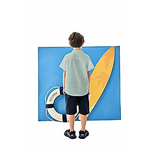 Arshiner Boys Cotton Linen Henley Button Down Shirt Short Sleeve Casual Dress Beach T Shirts with Pocket Light Green