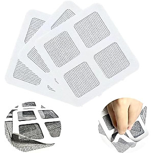 DAEEXINO (10Pcs) Disposable Shower Drain Cover Hair Catcher Shower Drain Mesh Stickers, Bathroom, Laundry, Bathtub, Kitchen Shower Drain Floor Sink Strainer Filter Mesh, Medium