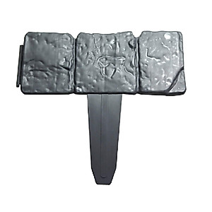Ram©20 x Pack Dark Grey Cobbled Stone Effect Garden Lawn Edging Plant Border - Simply Hammer in 10 Pack Dark Grey Cobbled Stone Effect Garden Lawn Edging Plant Border - Simply Hammer in 5 Meter