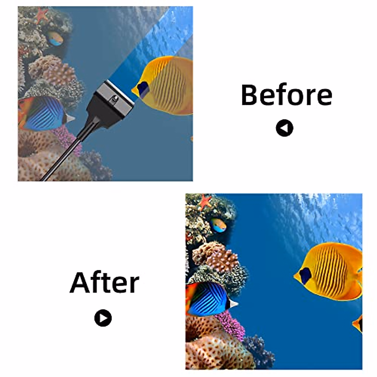 SY.Doot Aquarium Algae Scraper,Fish Tank Algae Scraper with Segmented Extension Rod,Aquarium Scraper,Aquarium Cleaning Tools Kit, Fish Tank Cleaner with 5 Stainless Steel Blades,21.65 Inch