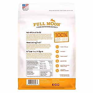 Full Moon Chicken Jerky Healthy All Natural Dog Treats Human Grade Made in USA Grain Free 12 oz