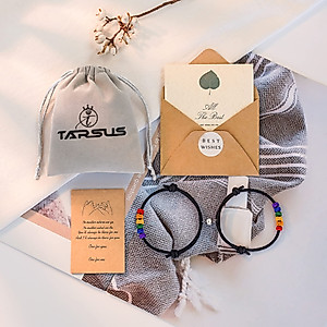 Tarsus Pride Stuff Rainbow Bracelets Lgbt Gay Accessories Lesbian Lgbtq Pride Gifts for Women Men Girlfriend Boyfriend Lover