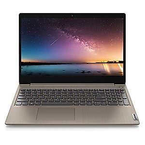 Lenovo Ideapad 3 Laptop, 15.6" Full HD Display, 10th Gen Intel Core i3-1005G1 Dual-Core Processor, 8GB DDR4 Memory, 256GB PCIe SSD, HDMI, Wi-Fi, Bluetooth, Webcam, Windows 10 Home, Almond