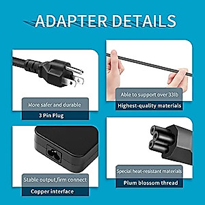 New 120W Charger for Inogen One G5 G4 G3 G2 Portable Oxygen Concentrator BA-303 BA-302 BA-301 BA-107 BA-106 BA-403 BA-503 BA-516 BA-401 AC Power Supply Adapter Cord Charger 19V 6.3A Mango 100-19B