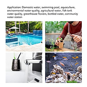 TDS Detection Pen, Convenient Operation Alloy Probe 0-9990pm Digital Water Tester Portable for Fish Tank