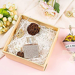 Basket Grass,Crinkle Cut Tissue Paper,Recyclable Craft Shred Confetti Raffia Paper Filler,For Easter Gift Box Wrapping Packing Filling,100g 3.53oz Party Decoration (white)