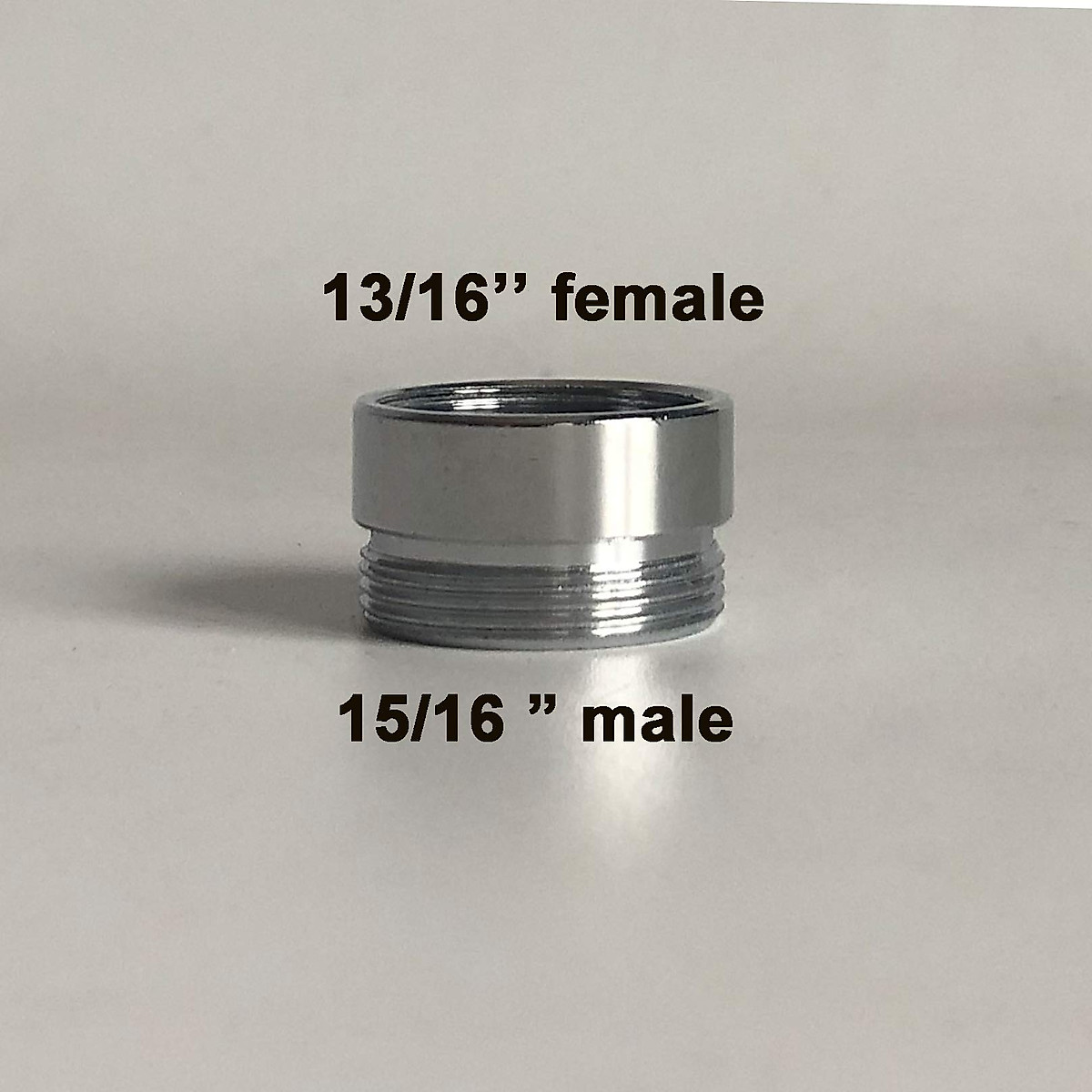 MISSMIN Faucet Aeartor adapter 55/64 inch Male to 13/16 Female convertor