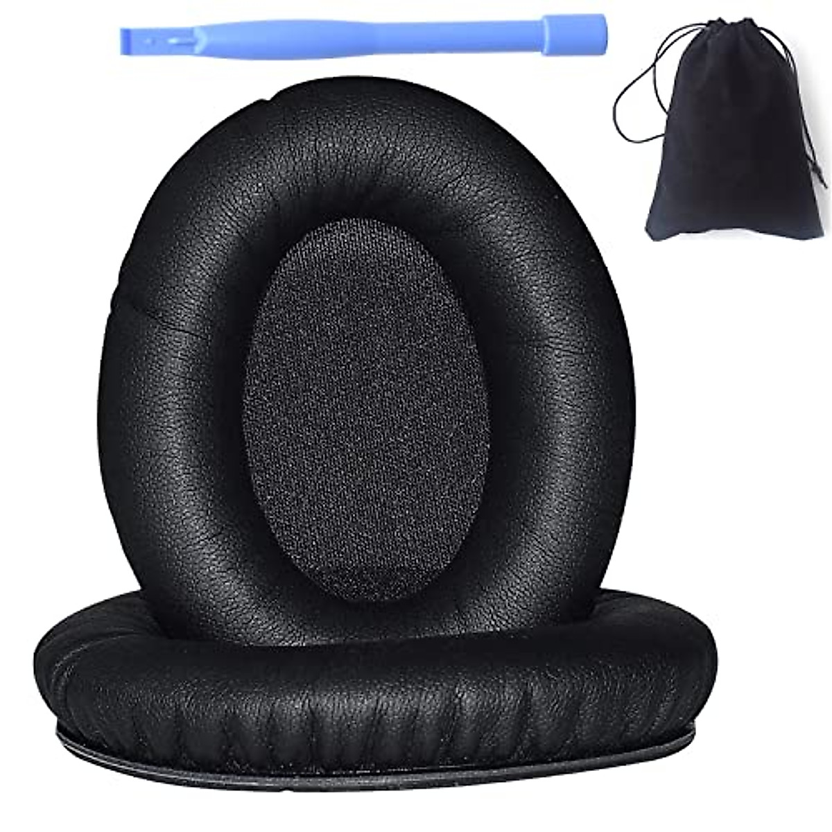 Alitutumao WH-1000XM3 Ear Pads Ear Cushions Cover Compatible with Sony WH-1000XM3 Over-Ear Headphones with Soft Protein Leather, Noise Isolation Memory Foam, Easy Installation (Black)
